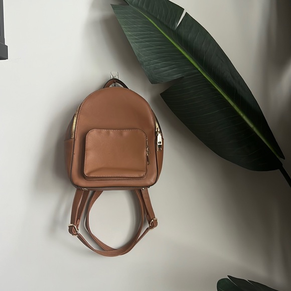 Bags | Small Brown Backpack | Poshmark
